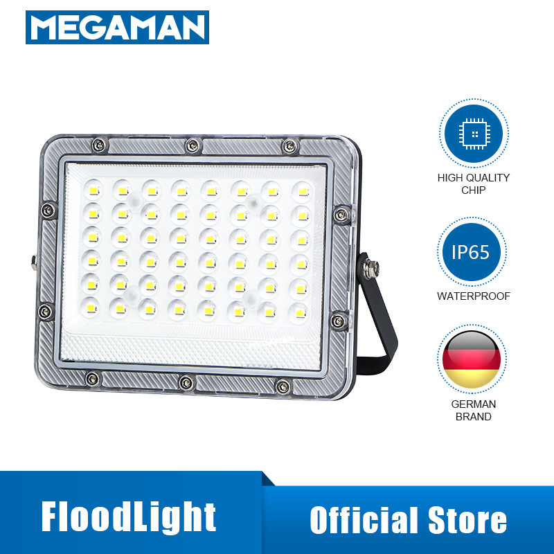 Megaman LED 150W/200W Flood Light Spotlight Super Bright IP65 BK Facade ...