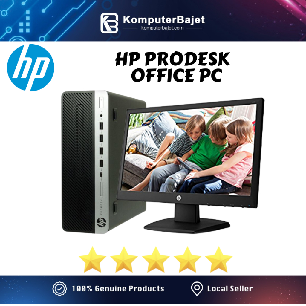 HP PRODESK i3 i5 i7 22" Monitor HIGH SPEC Office PC Murah Student Budget Computer USED PC ...