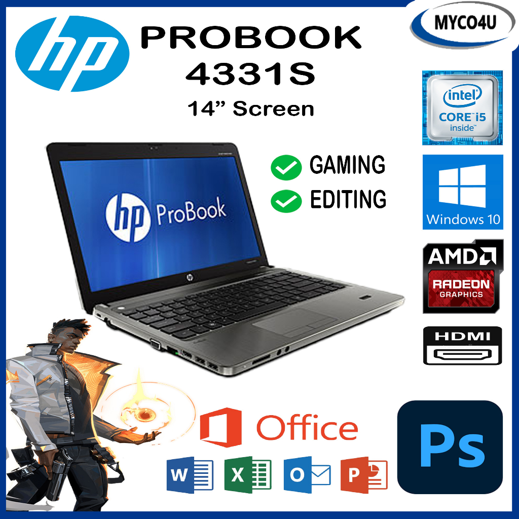 HP Probook 4331S (Intel i5 & 4Gb RAM) | Shopee Malaysia