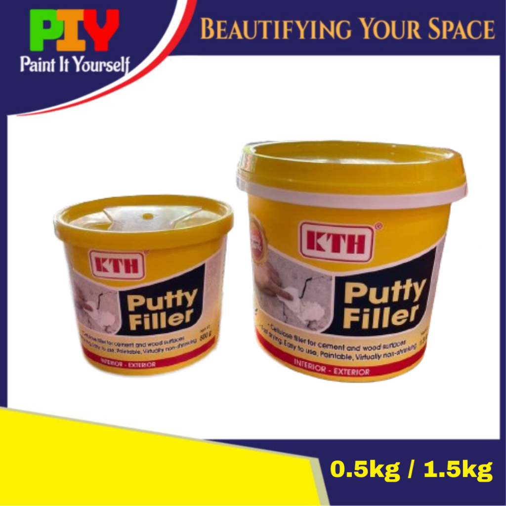 KTH Brand Putty Filla Filler Tutup Lubang - 0.5kg / 1.5kg | Shopee Malaysia