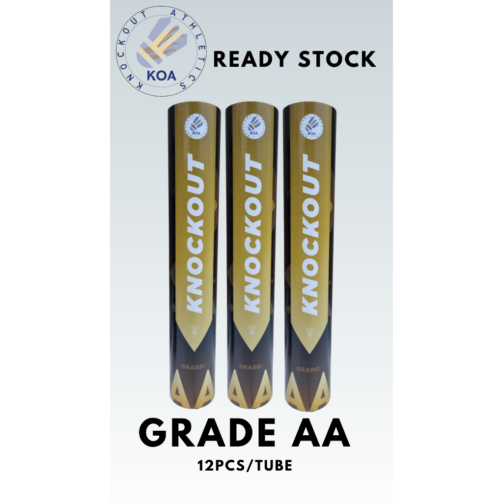 KOA Badminton Shuttlecocks Grade AA (12pcs) | Shopee Malaysia