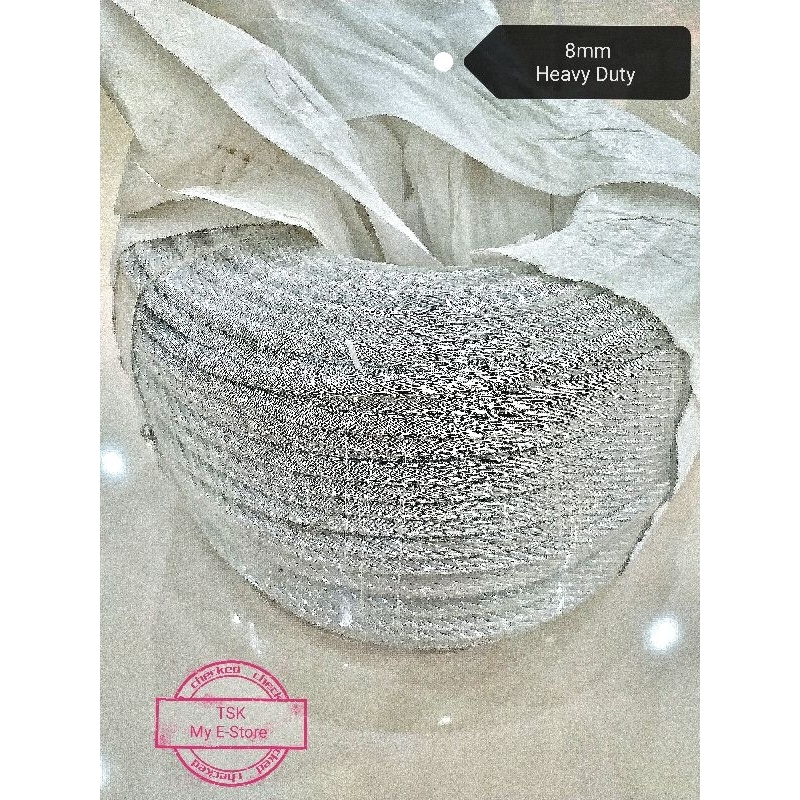 8mm x 150Metres Heavy Duty Galvanized Wire Rope 6x12 + 7Fibre Core ...