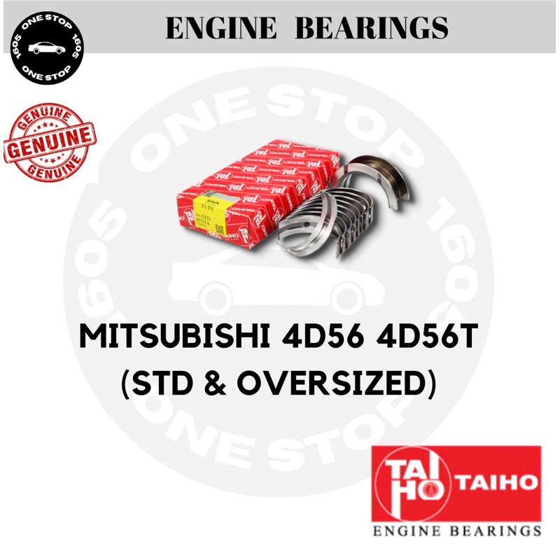 MITSUBISHI TRITON STORM L200 4D56 4D56T JAPAN TAIHO MAIN BEARING CON ROD BEARING SET (M140 R140 ...