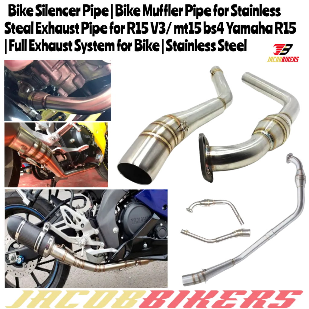 YAMAHA YZF-R125 YZF R15 V3 R15 2017-2021 XSR155 MT15 Motorcycle Exhaust ...