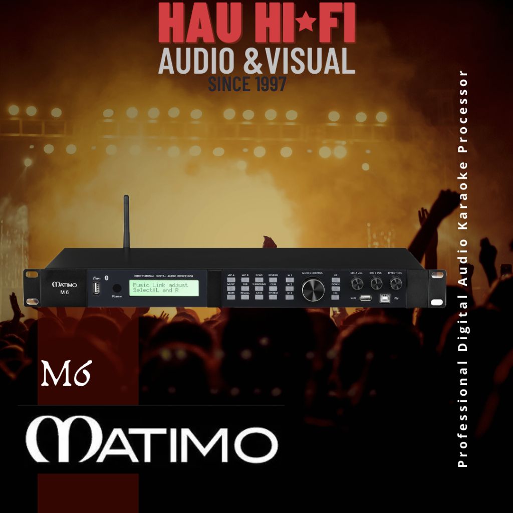 Matimo M6 Professional Digital Audio Karaoke Processor | Shopee Malaysia