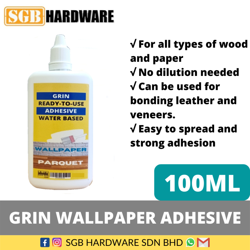 Selleys Ready Mixed Wallpaper Adhesive Glue 1L/Gam Kertas Dinding/Wall ...