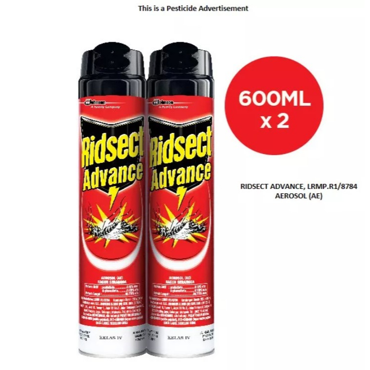Ridsect Aerosol Advance 600ml x2 (Twinpack) | Shopee Malaysia