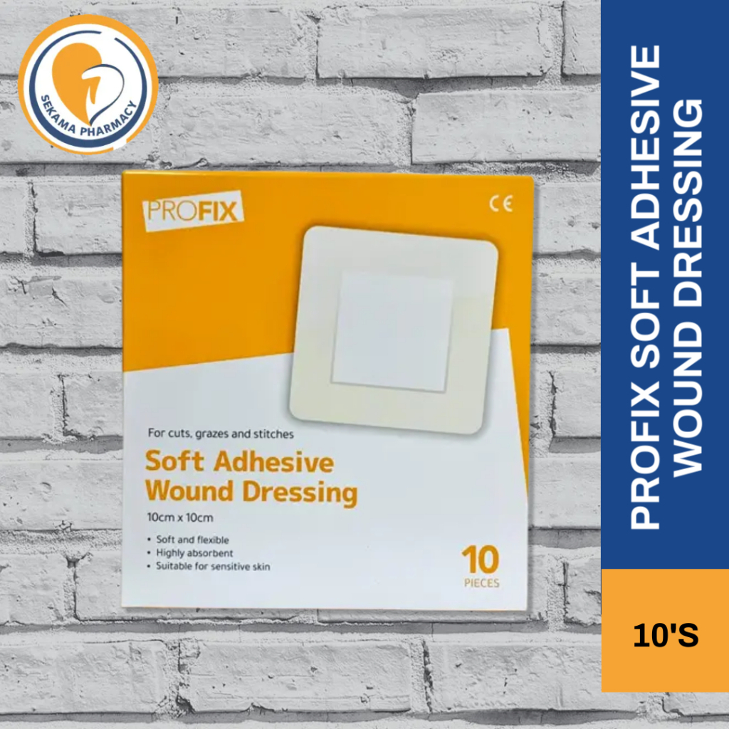PROFIX SOFT ADHESIVE WOUND DRESSING (10CM X 10CM) 10'S | Shopee Malaysia