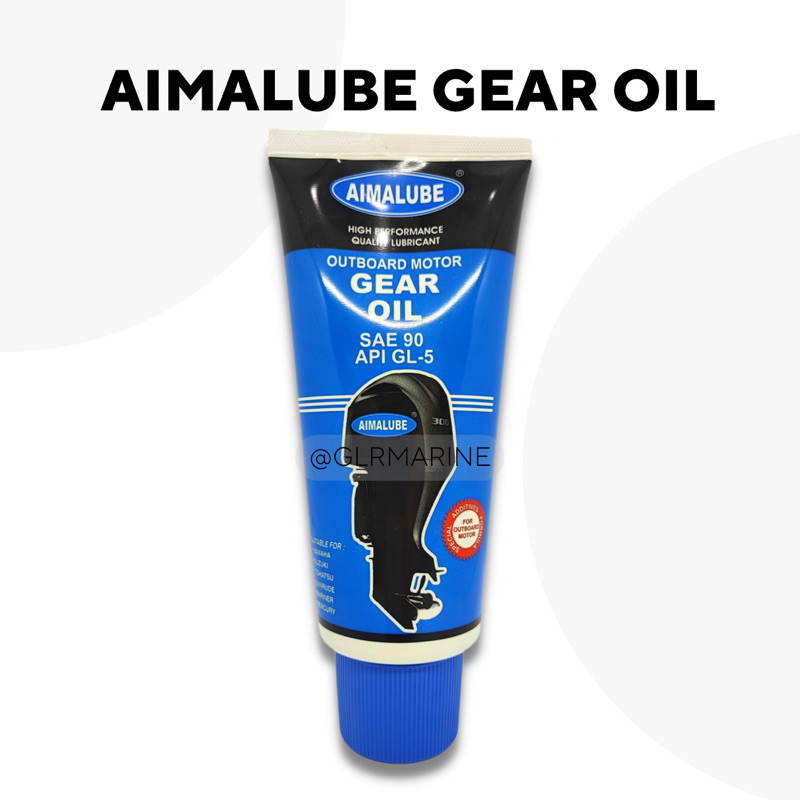 350ML AIMALUBE GEAR OIL OUTBOARD MOTOR LUBRICANT SAE90 API AIMA GL-5 ...