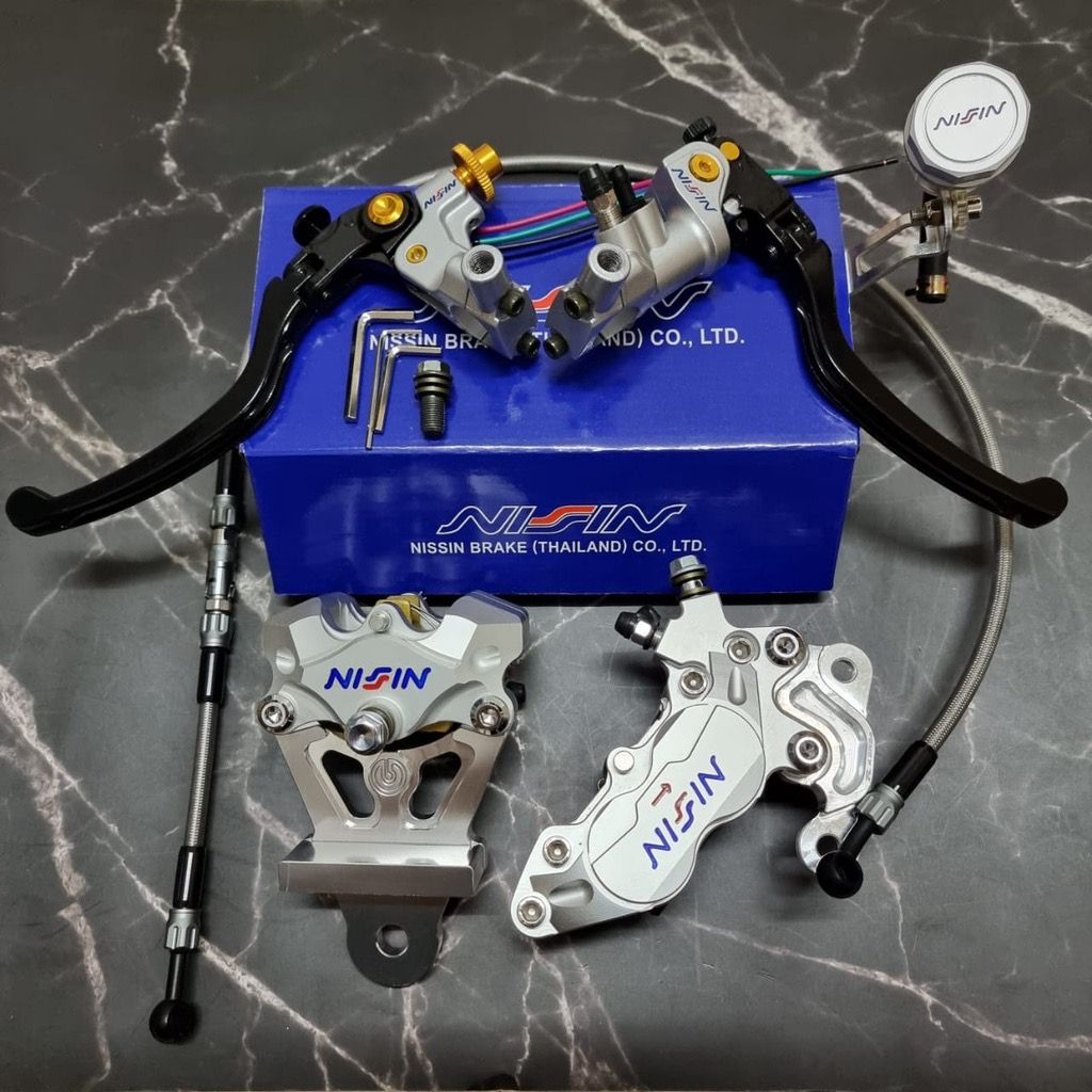 Y15/Y16/RS150/RSX150/XMAX/NVX/125Z/LC135/R25 NISSIN 4POT P4 M3 CALIPER ...