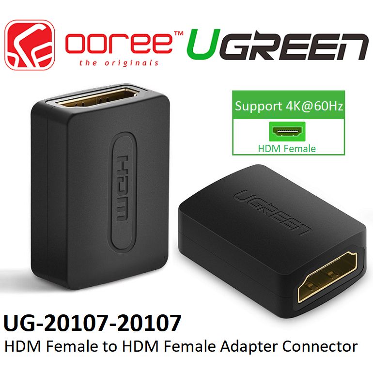 UGREEN HDM HD FEMALE TO HDM HD FEMALE ADAPTER CONVERTER WITH GOLD ...