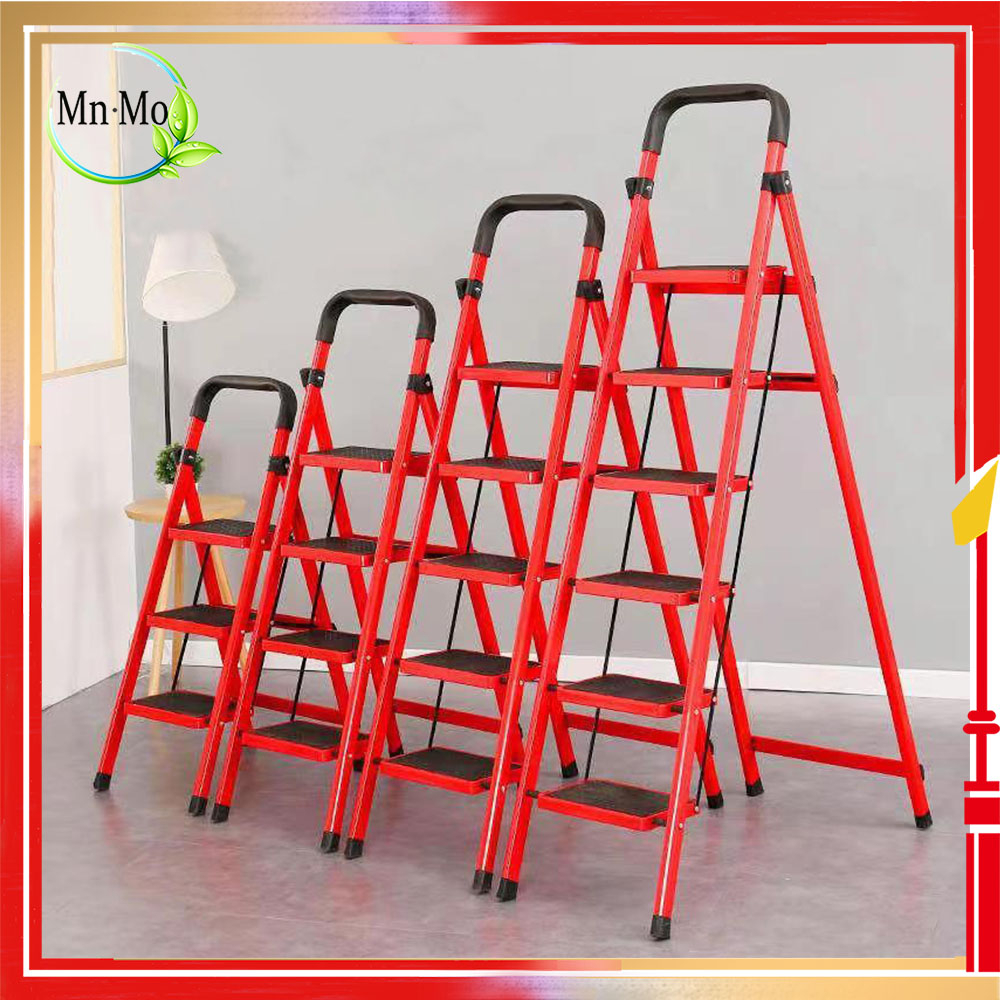 3 / 4 / 5 / 6 STEP Single Sided Ladder Foldable Household Ladder ...