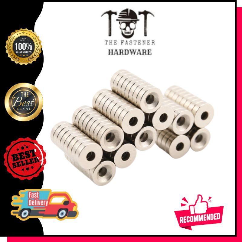 Magnets Small Countersunk Round NdFeB Neodymium Magnet Powerful Rare ...