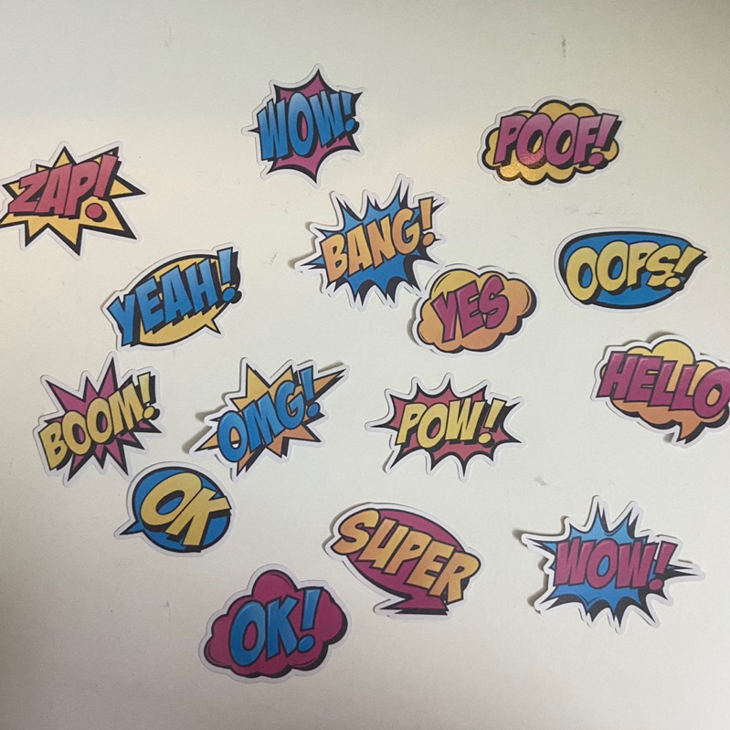 SUPERHERO POW Cake Topper Birthday Theme Party Decorations Spiderman ...