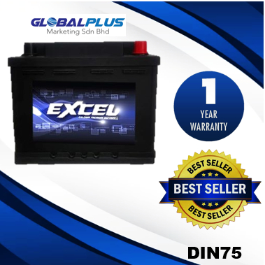 EXCEL DIN75 MAINTENANCE FREE BATTERY - 57540 (Bateri Kering) "SUITABLE ...