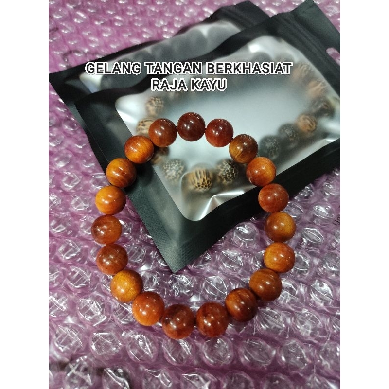 Gelang Teras Raja kayu Asli/Bracelet (8mm) | Shopee Malaysia