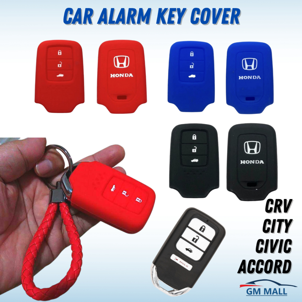 SILICONE CAR REMOTE CONTROL KEY CASE COVER CASING Honda City Accord CRV ...