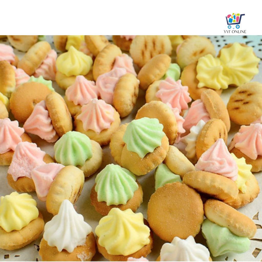 KHONG GUAN Ais Jem / Iced Gem Biscuits /Biskut Bunga 花占饼干 (300g ...