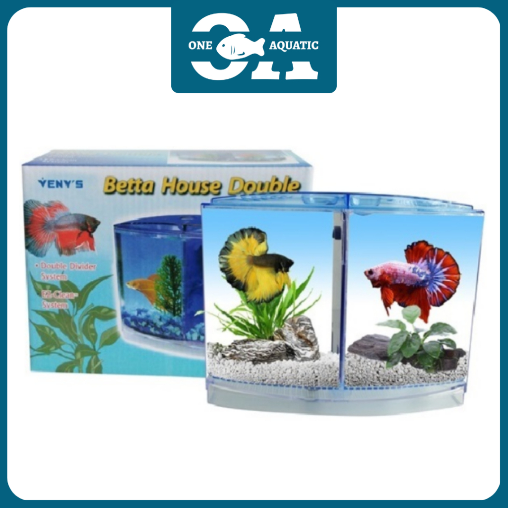 VENY'S Betta House / Betta Aquarium Small Tank (Double) | Shopee Malaysia