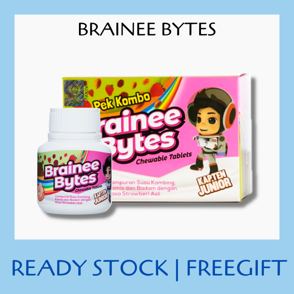 TABLET MINDA BRAINEE BYTES (100 TABLETS) | Shopee Malaysia