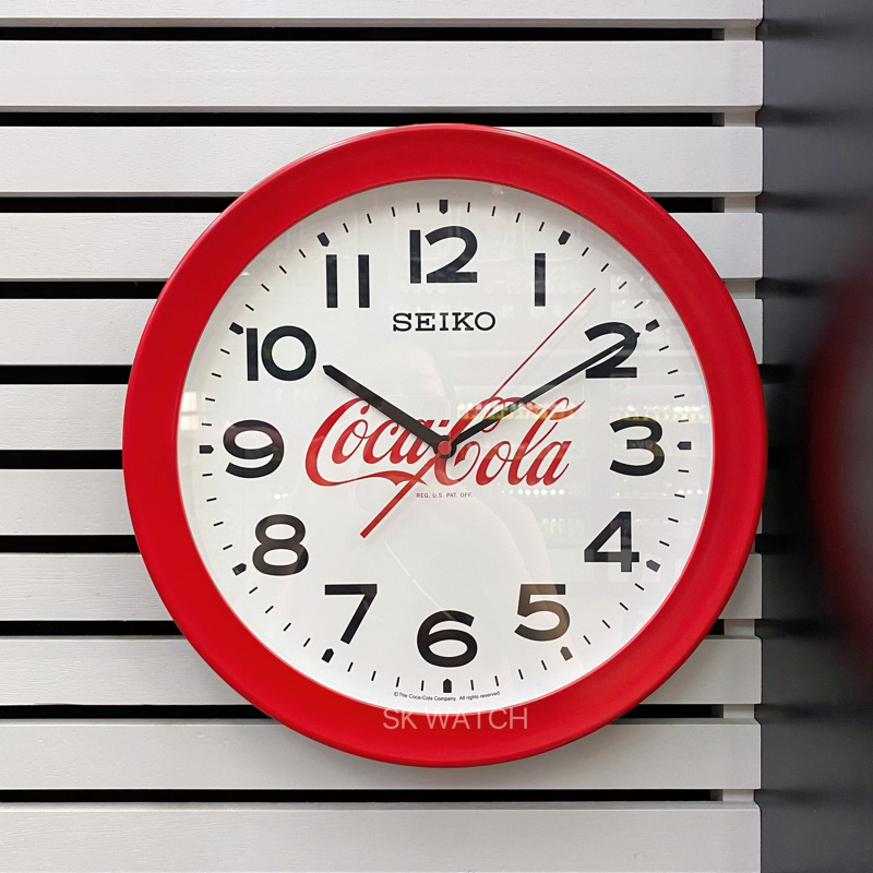 Seiko Coca-Cola Analogue Wall Clock QXA922R | Jam dinding | Shopee Malaysia