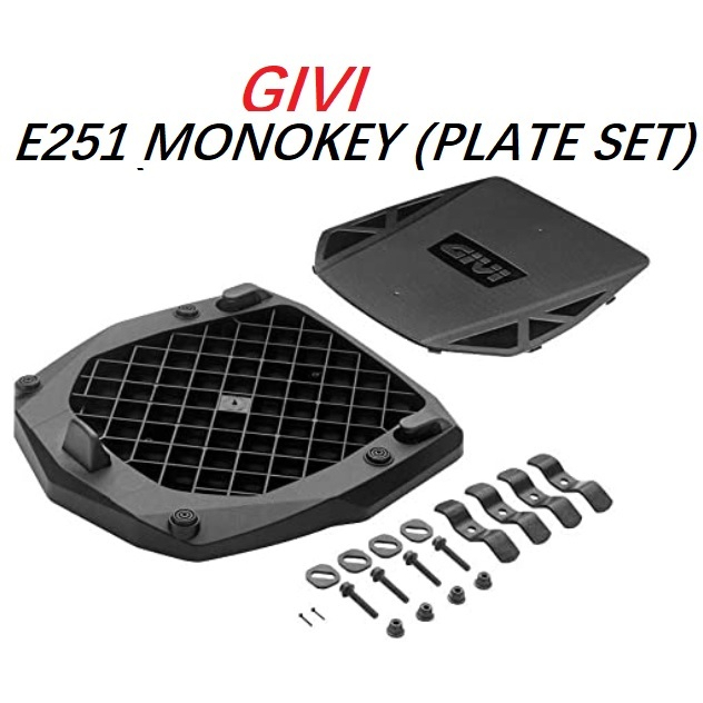 GIVI E251 Monokey Base Plate Set (Include Screw Set) | Shopee Malaysia