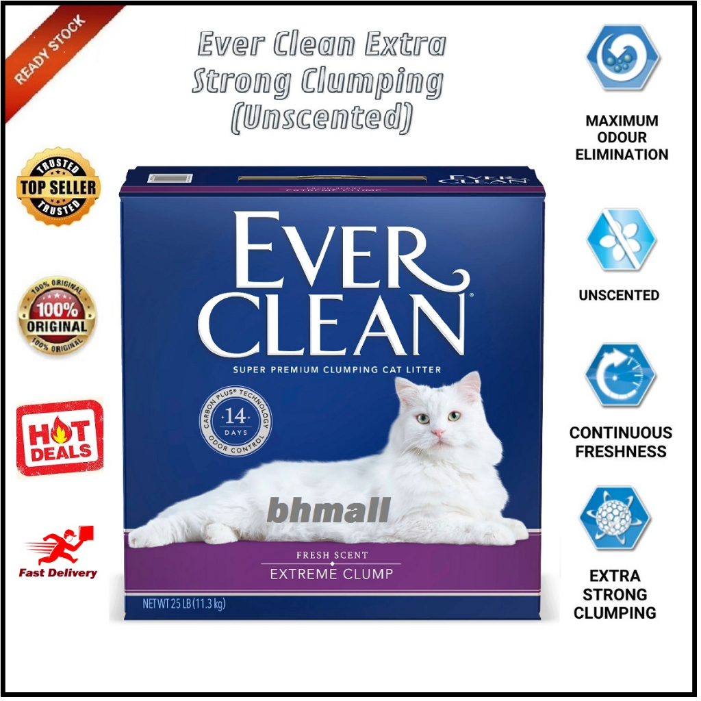 Ready Stock Super Premium Ever Clean Super Clumping Cat Litter 11.3kg RM95.90 | Shopee Malaysia