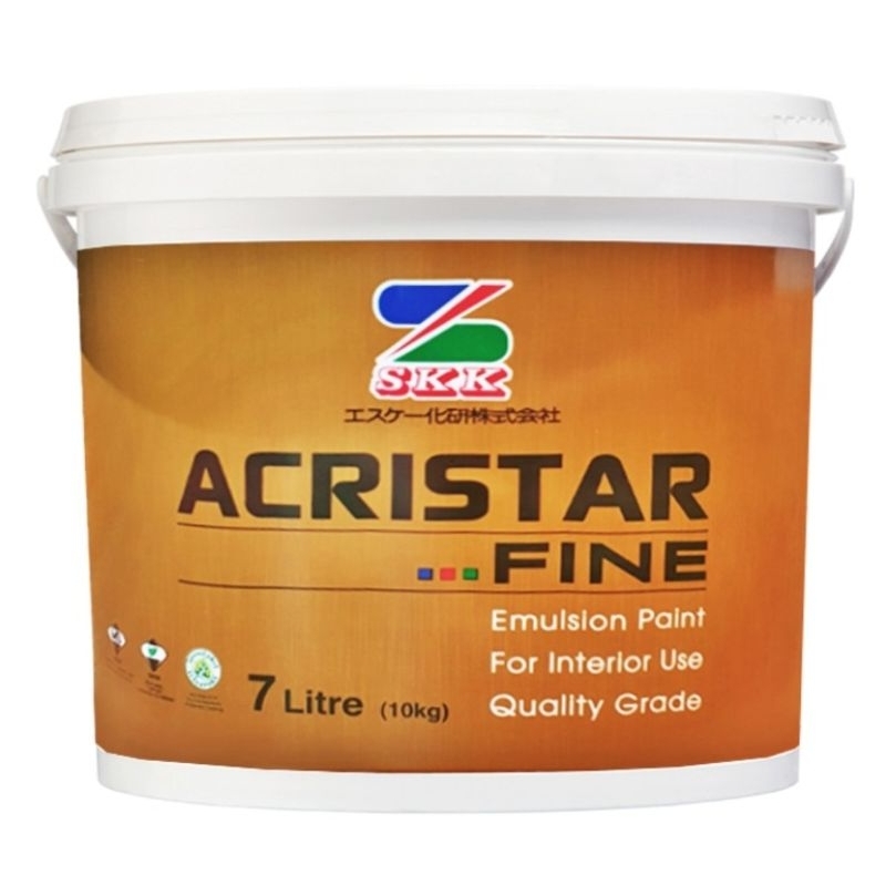 [Standard Color] SKK Acristar Fine 7 Liter Emulsion Paint for Interior ...