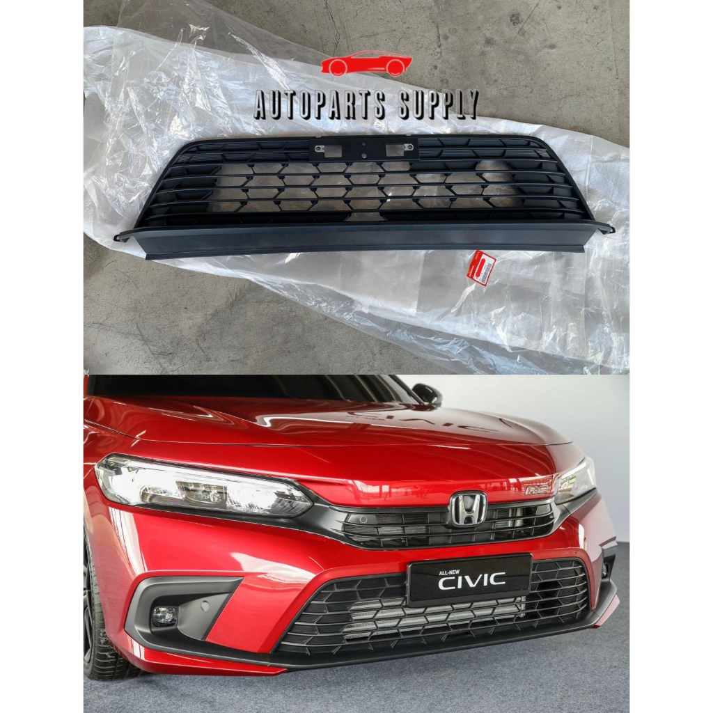 ORIGINAL HONDA CIVIC FE 2022 - 2024 FRONT BUMPER GRILLE DEPAN BUMPER ...