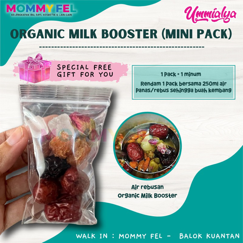 ORGANIC MILK BOOSTER DAILY PACK 5 BAHAN TAMBAH SUSU BADAN BUAH CAMPUR ...