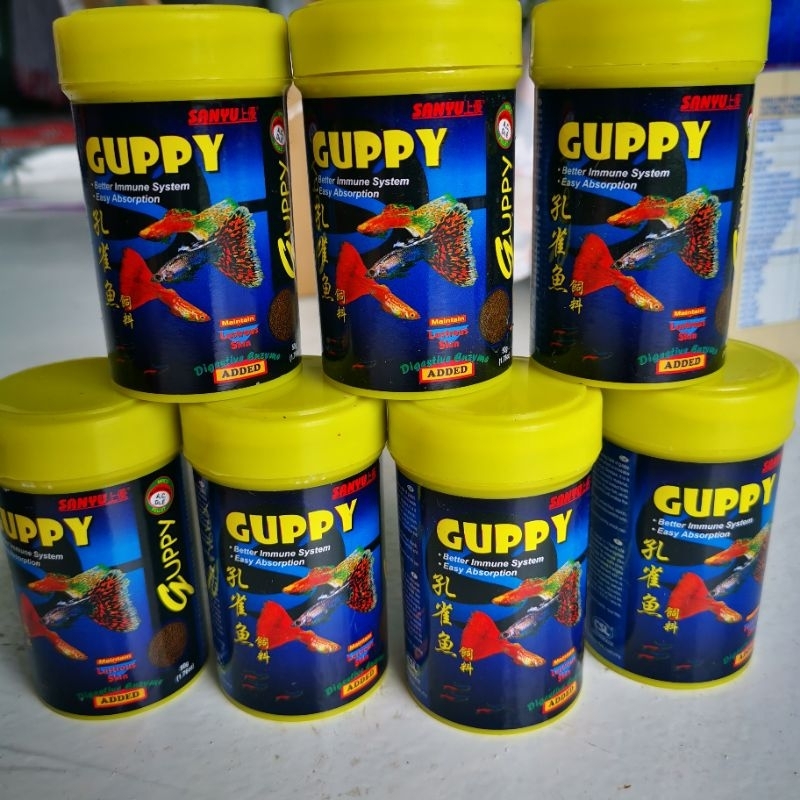 Guppy Food SANYU 50g | Shopee Malaysia