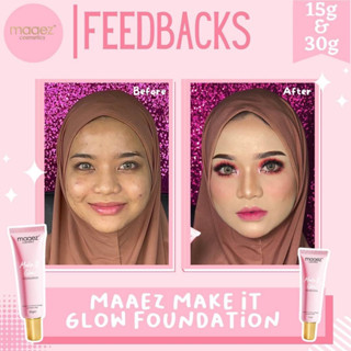Maaez Foundation Make It Glow by Maaez Cosmetics | Shopee Malaysia