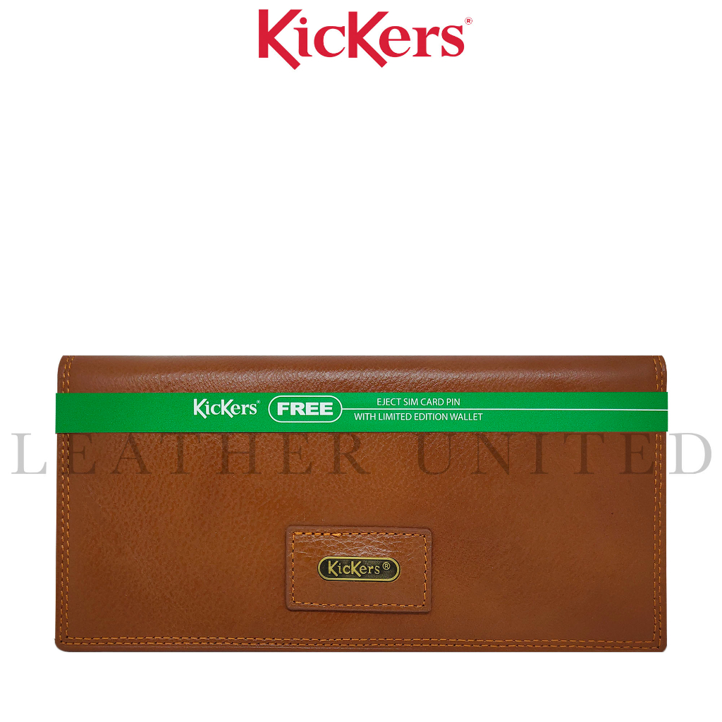 𝐊𝐈𝐂𝐊𝐄𝐑𝐒 𝐅𝐎𝐑 𝐆𝐈𝐅𝐓 Genuine Top Grain Leather Unisex Long Wallet With Zip ...