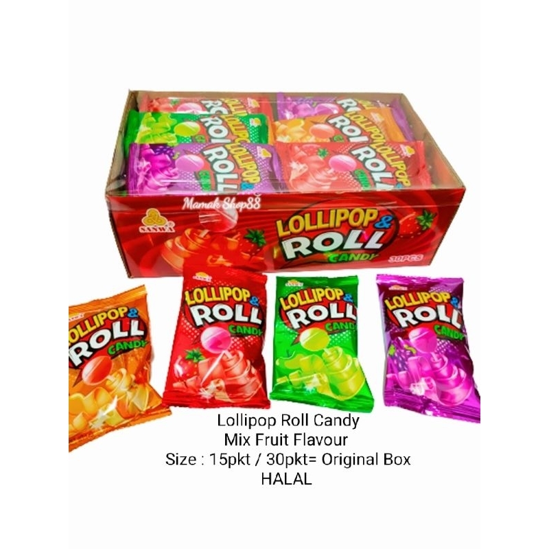 Lollipop & Roll Candy (HALAL) | Shopee Malaysia