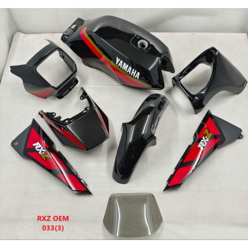 OEM BODY COVER SET RXZ 135 BOSCH MILI MODEL 7 DVC PURPLE / DBC BLUE ...