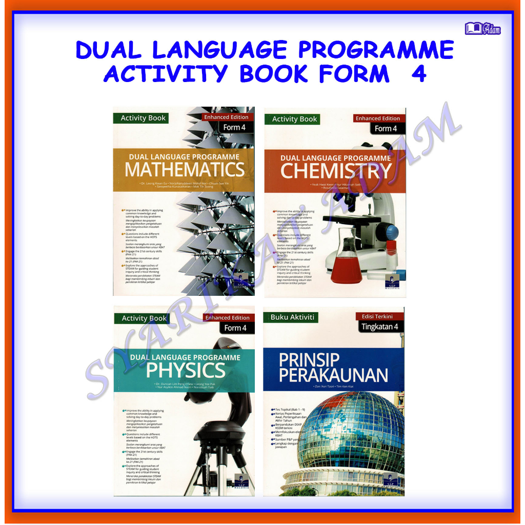 [ADM] BUKU LATIHAN: DUAL LANGUAGE PROGRAMME ACTIVITY BOOK FORM 4 SAP ...