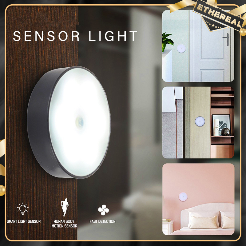 LED USB Sensor Night Light Rechargeable Energy-saving Wireless Lamp ...