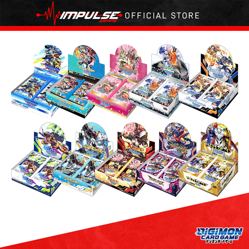 Digimon TCG Booster Box Japan Version - LM01/LM04/EX01/EX03/EX05/EX07 ...