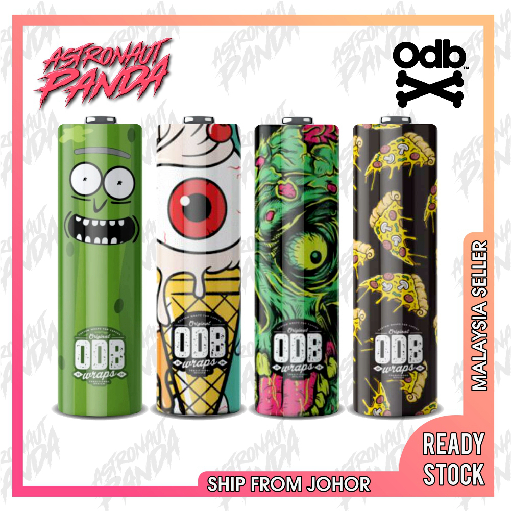 (Ready Stock) ODB Wraps 18650 Battery Wrap (Astronaut Panda) | Shopee ...