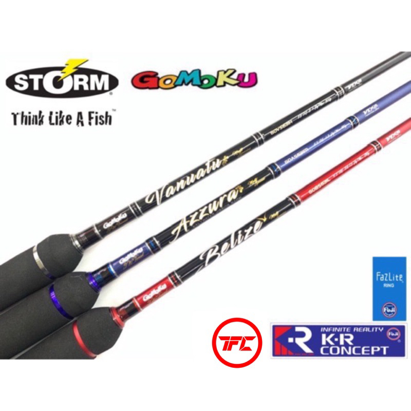 STORM Gomoku Saltwater Expedition Spinning & Overhead Jigging Rod ...