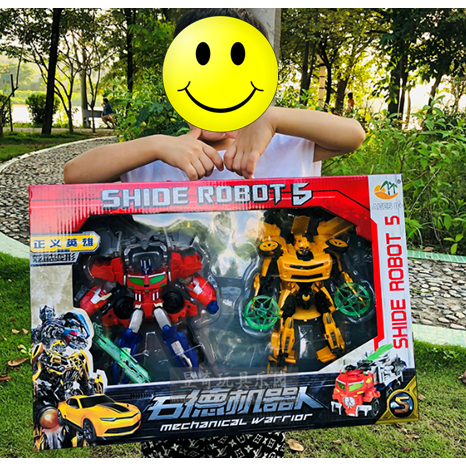 Combo 2 in 1 Oversized Transformation Robot | Shide Robot | Optimus ...