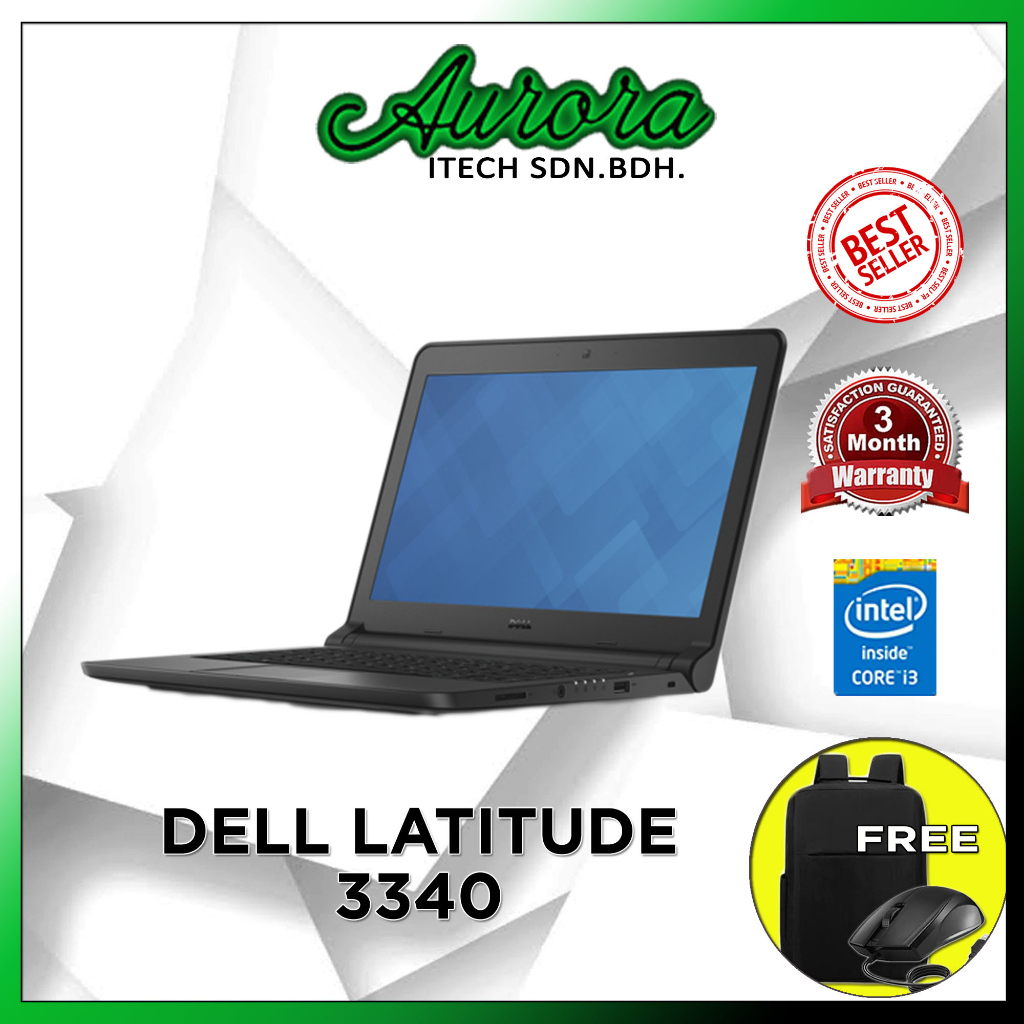 (REFURBISHED) DELL LATITUDE 3340 I3 4TH GEN / 4GB - 8GB RAM / 250GB HDD ...