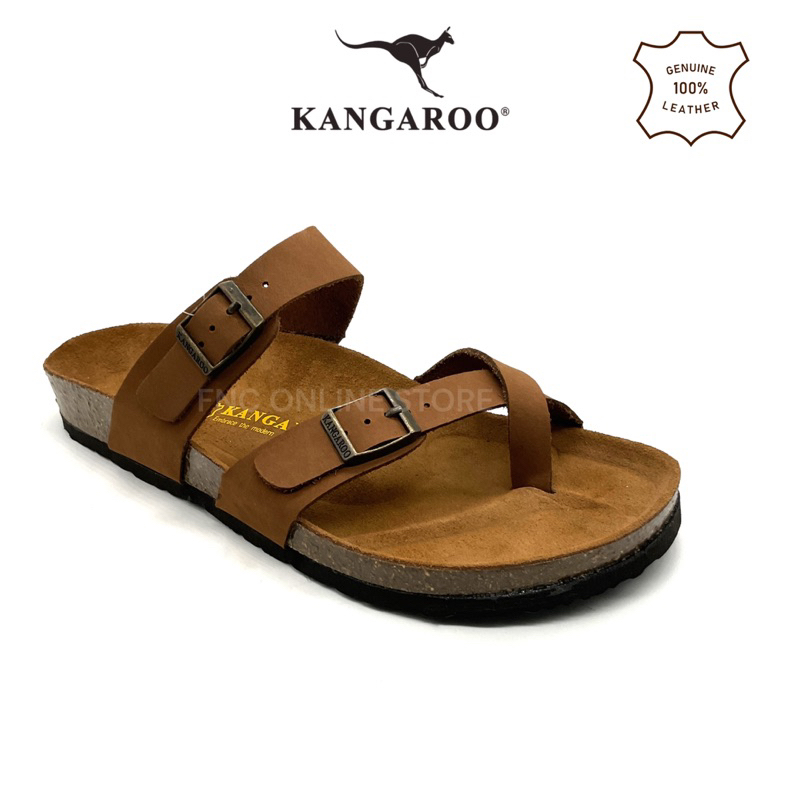 Kangaroo Original Men's Sandals Genuine Cow Suede Leather / Sandal ...