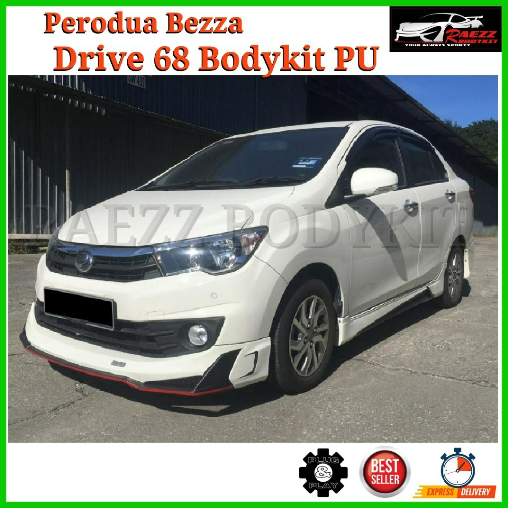 💥Ready Stock💥Perodua Bezza D68 PU Bodykit With Exhaust ( WITHOUT PAINT ...