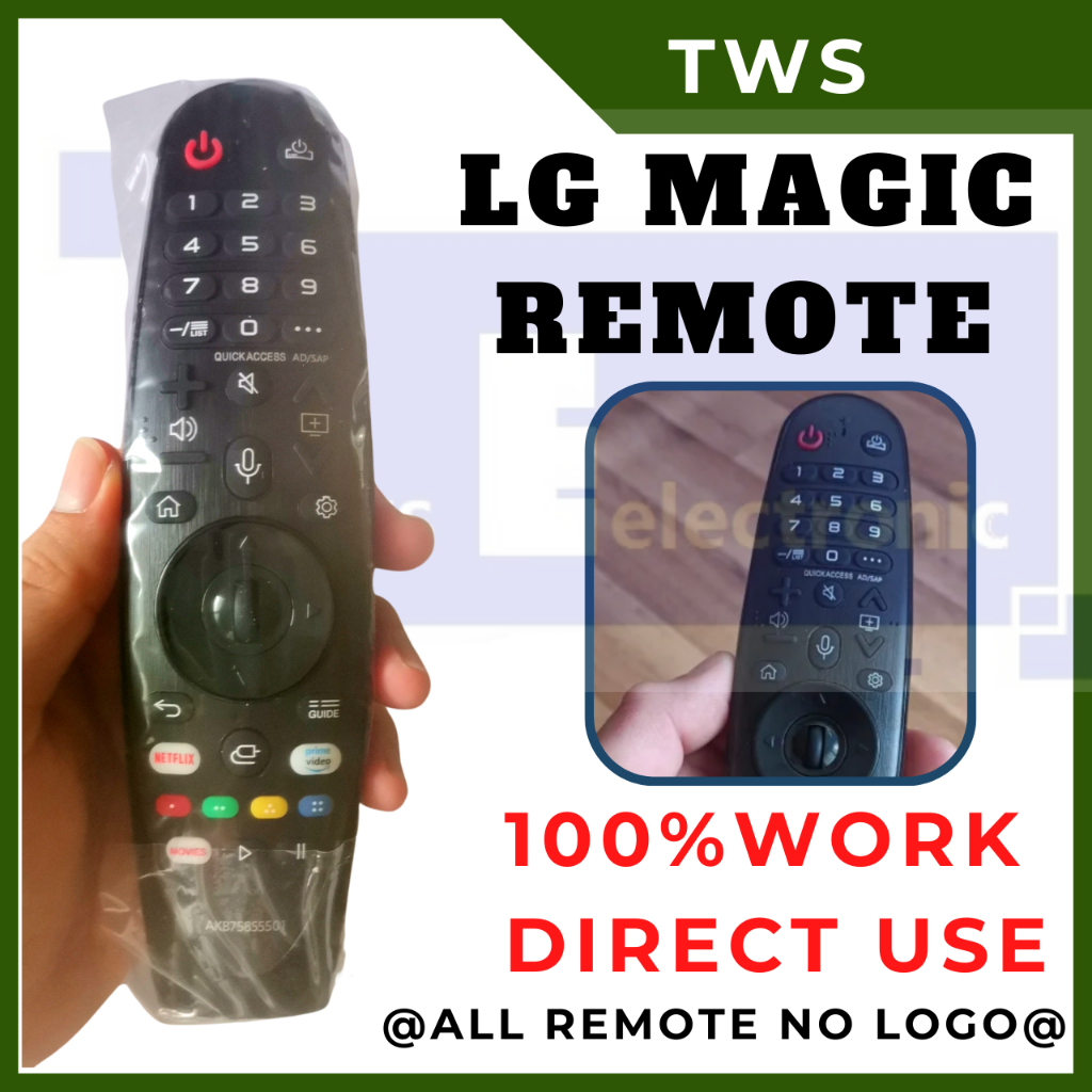 TWS lg remote control smart tv| original MR20GA MR600 Premium Quality With Voice Function ...