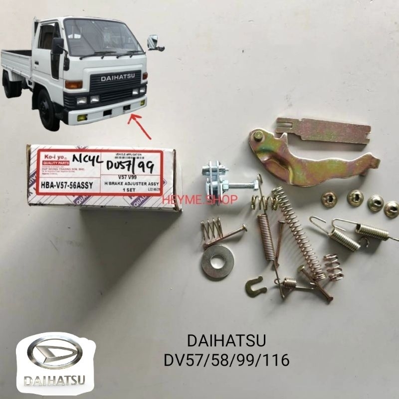 Daihatsu Delta Dv57,Dv58,Dv99,Dv116,Hino Dutro Hand brake Shoe Adjuster ...