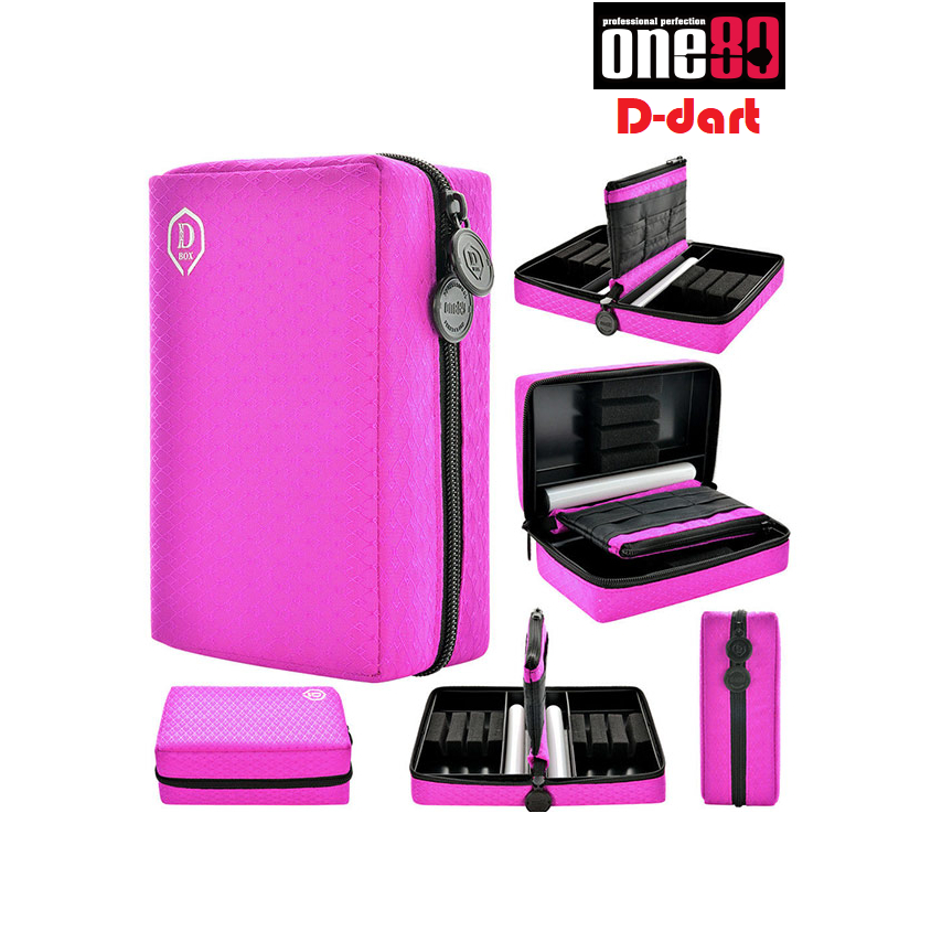 One80 Dart Case - Pink Double Dart Box / Bag / Wallet | Shopee Malaysia