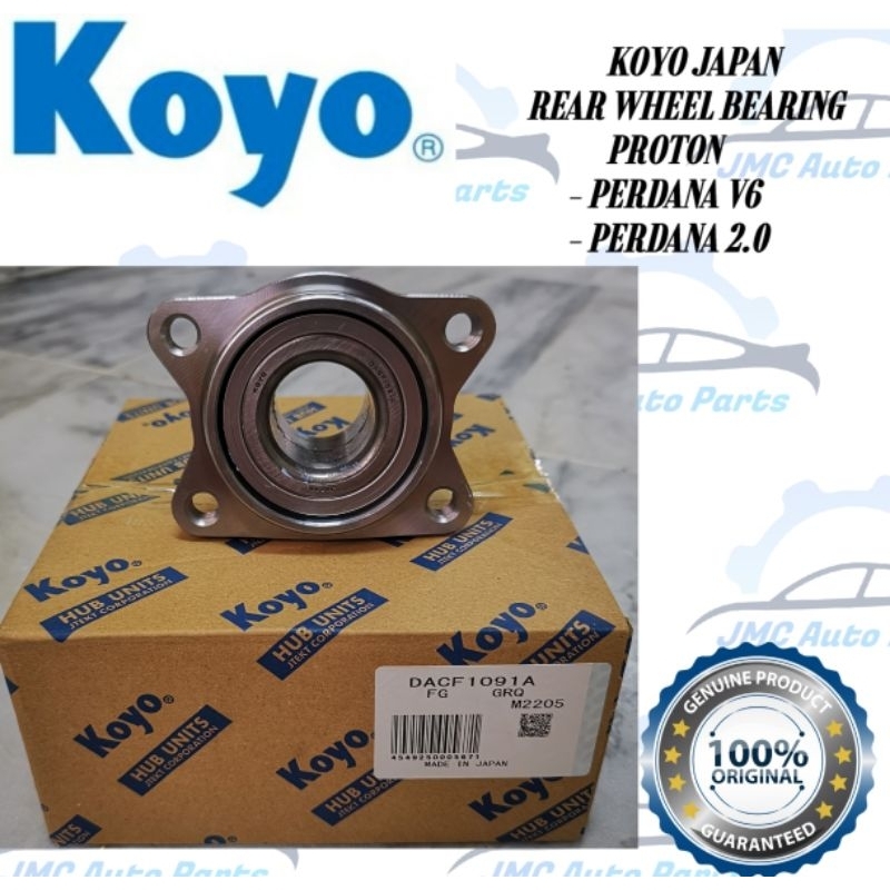 PROTON PERDANA 2.0 / V6 KOYO JAPAN REAR WHEEL BEARING ( BELAKANG TAYAR ...