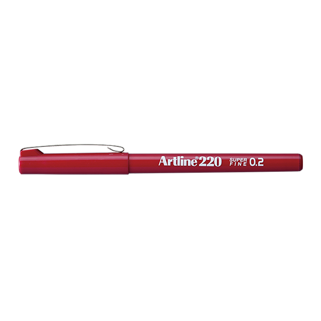 Artline 220 Writing Pen Super Fine Point 20 Colours | Shopee Malaysia