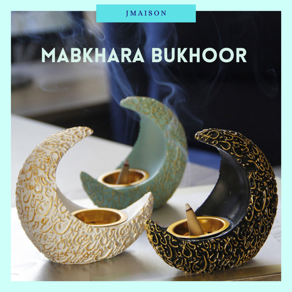 JMAISON Mabkhara Bukhoor Raya Ramadan Deco Gift Crescents Mabkhara ...